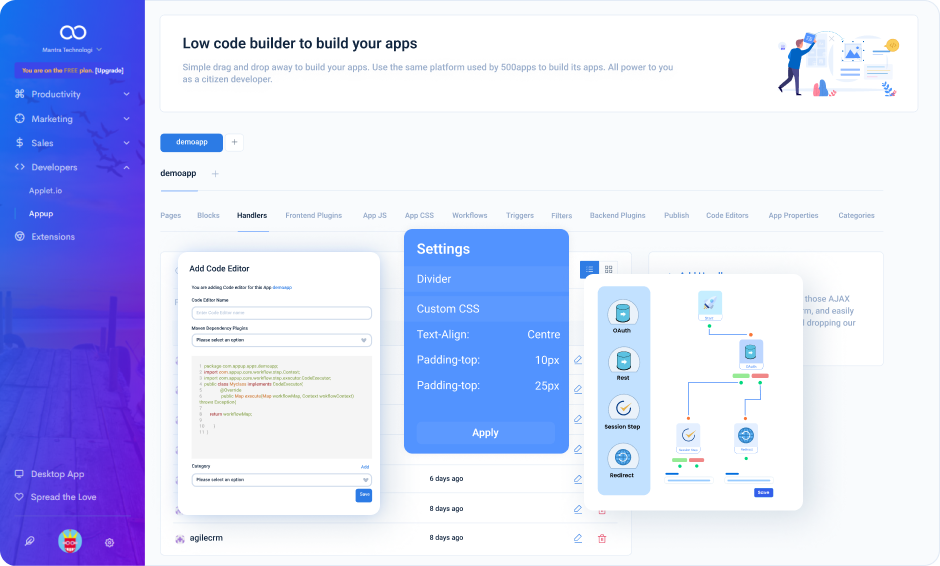 Drag And Drop Interface Appup By 500apps