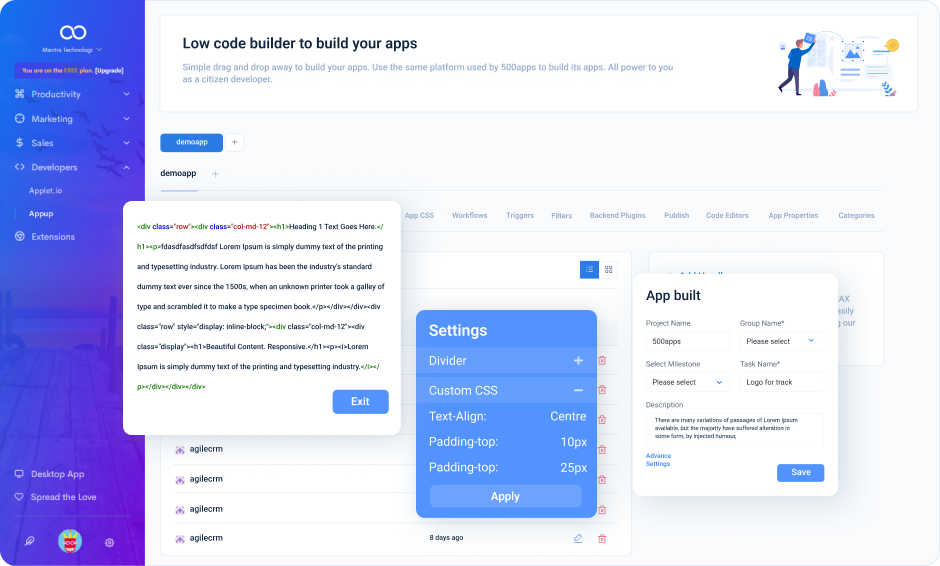 Web Application Development | AppUp by 500apps